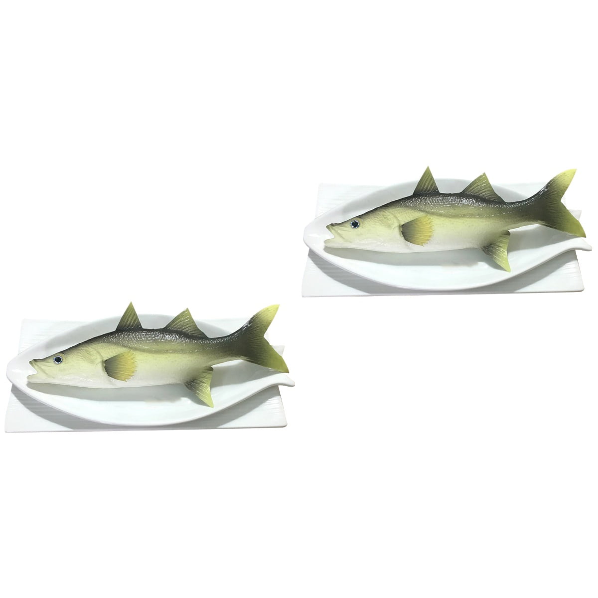 MLINS 2 pcs Artificial Fish Model Creative Lifelike Toys Model ...