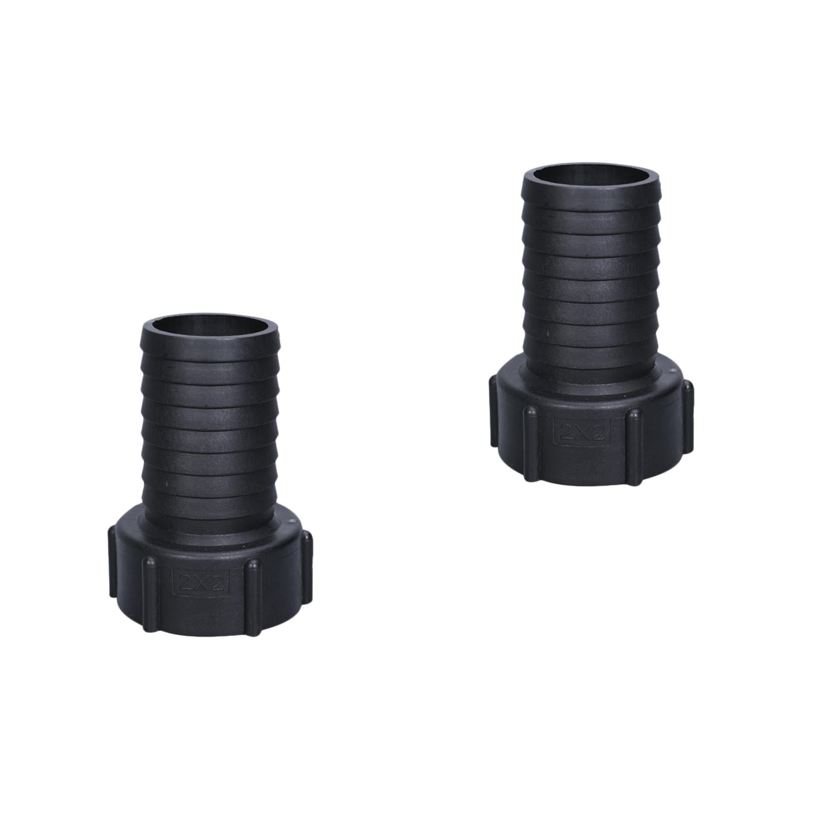 MLINS 2 pcs Black IBC Tank Adapter Coarse Thread Plastic Water Tank ...