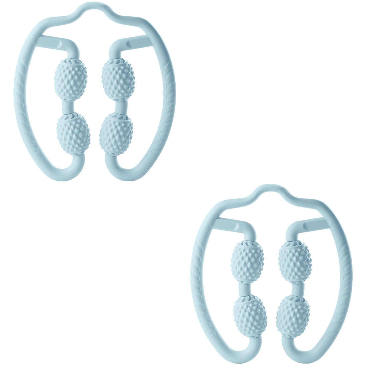 MLINS 2 pcs Leg Muscle Relaxation Roller Ring Clamp Leg Massage Stick ...