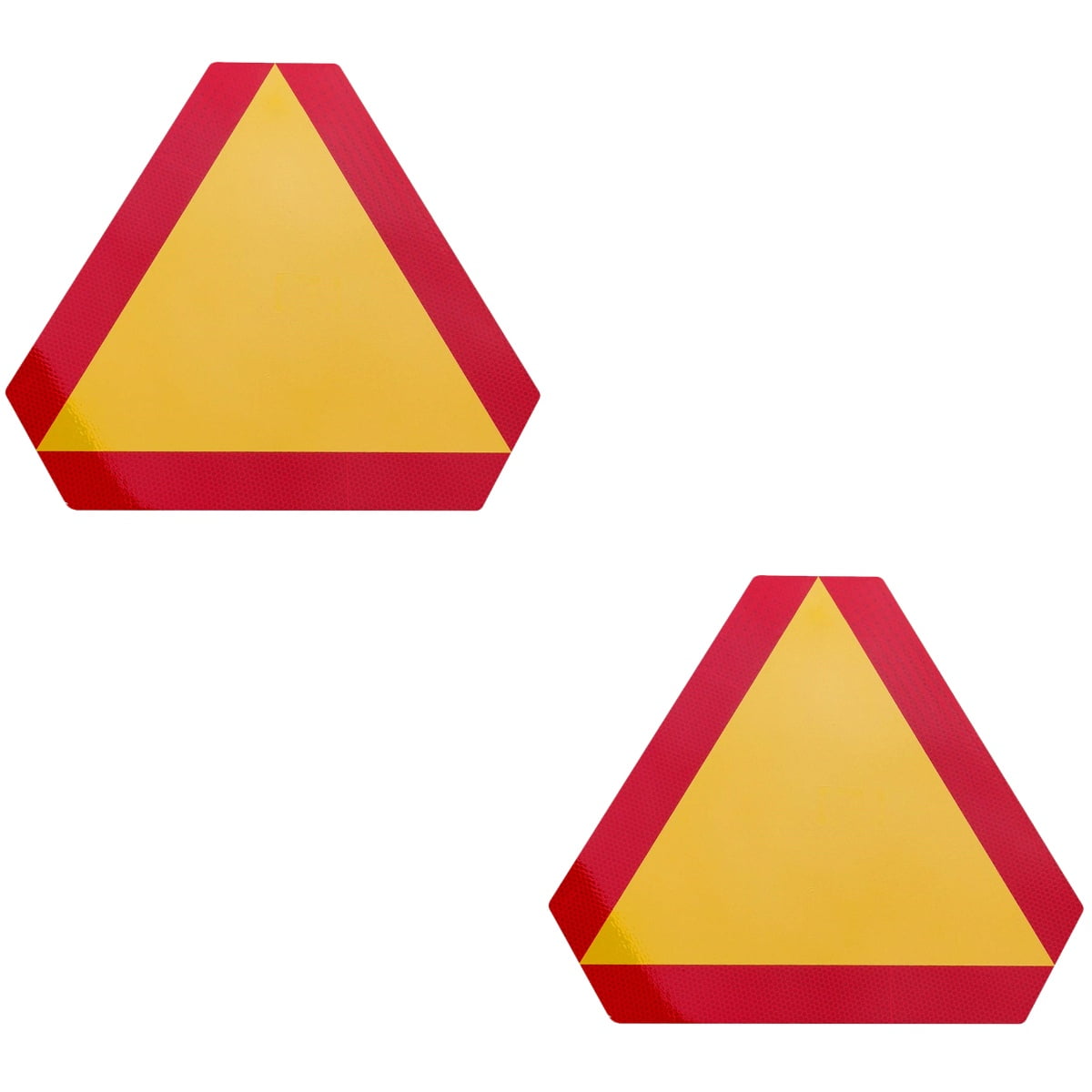 MLINS 2 pcs Practical Reflective Board Car Reflector Slow Moving Sign ...