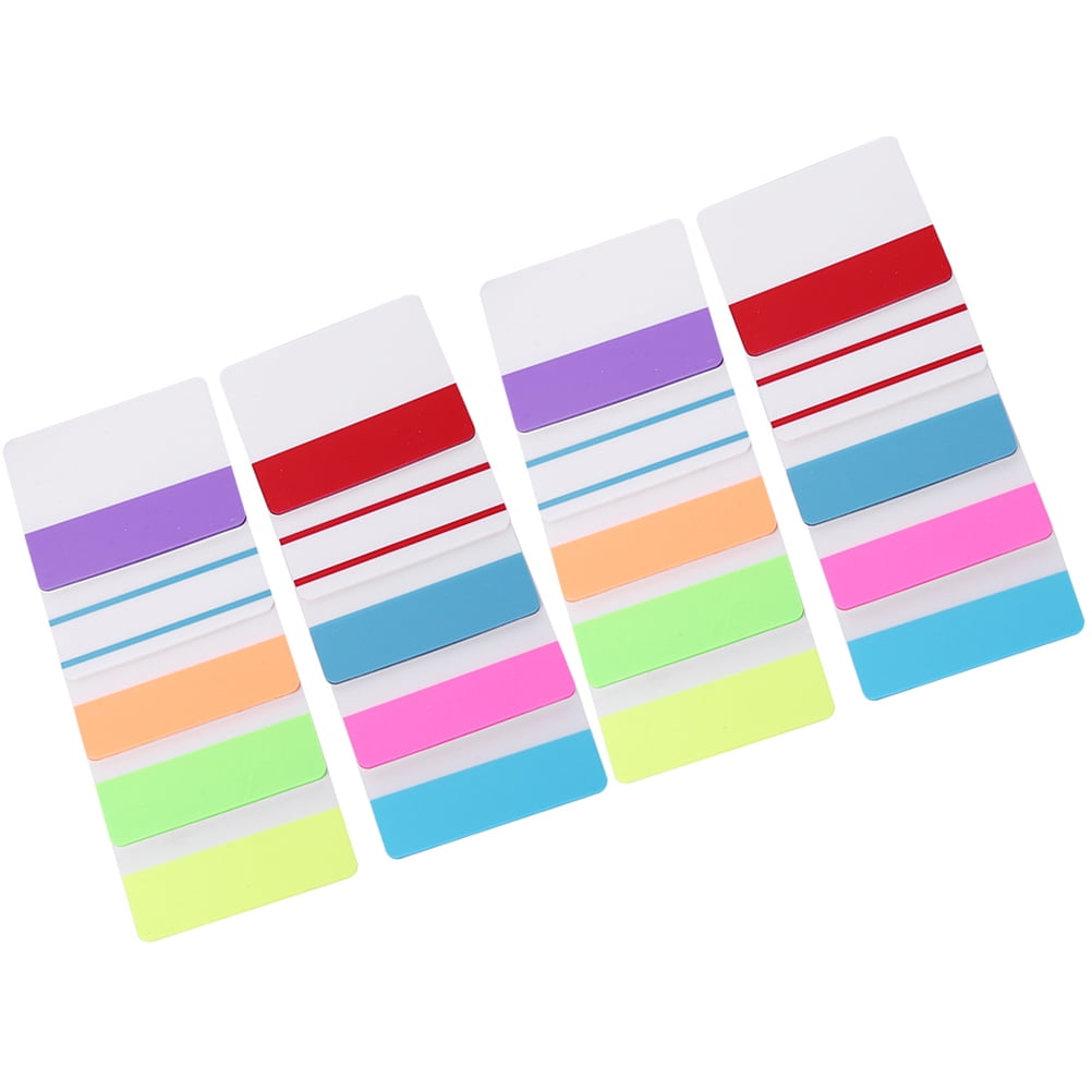 MLINS 20 Books Tabs for Annotating Transparent Index Sticker Divider ...