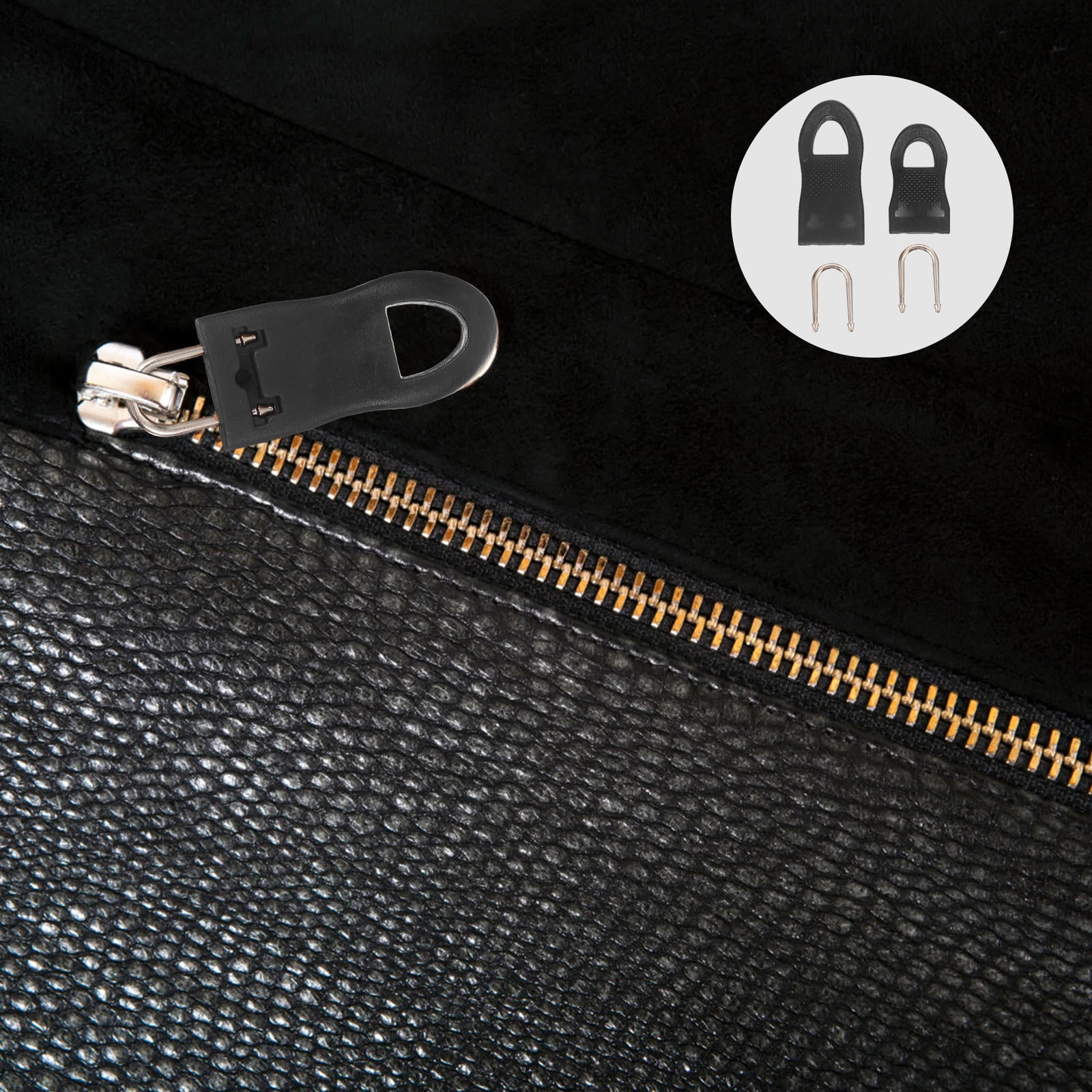 DINHEAROM Zipper Puller Replacement Rubber Clothing Accessory 20Pcs 1 ...