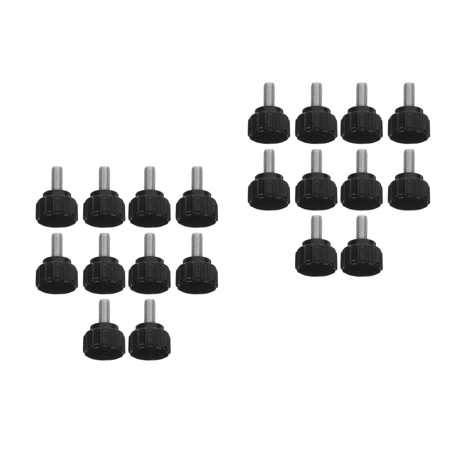 MLINS 20 PCS Stainless Steel Screws Threaded Screws Knurled Thumb ...