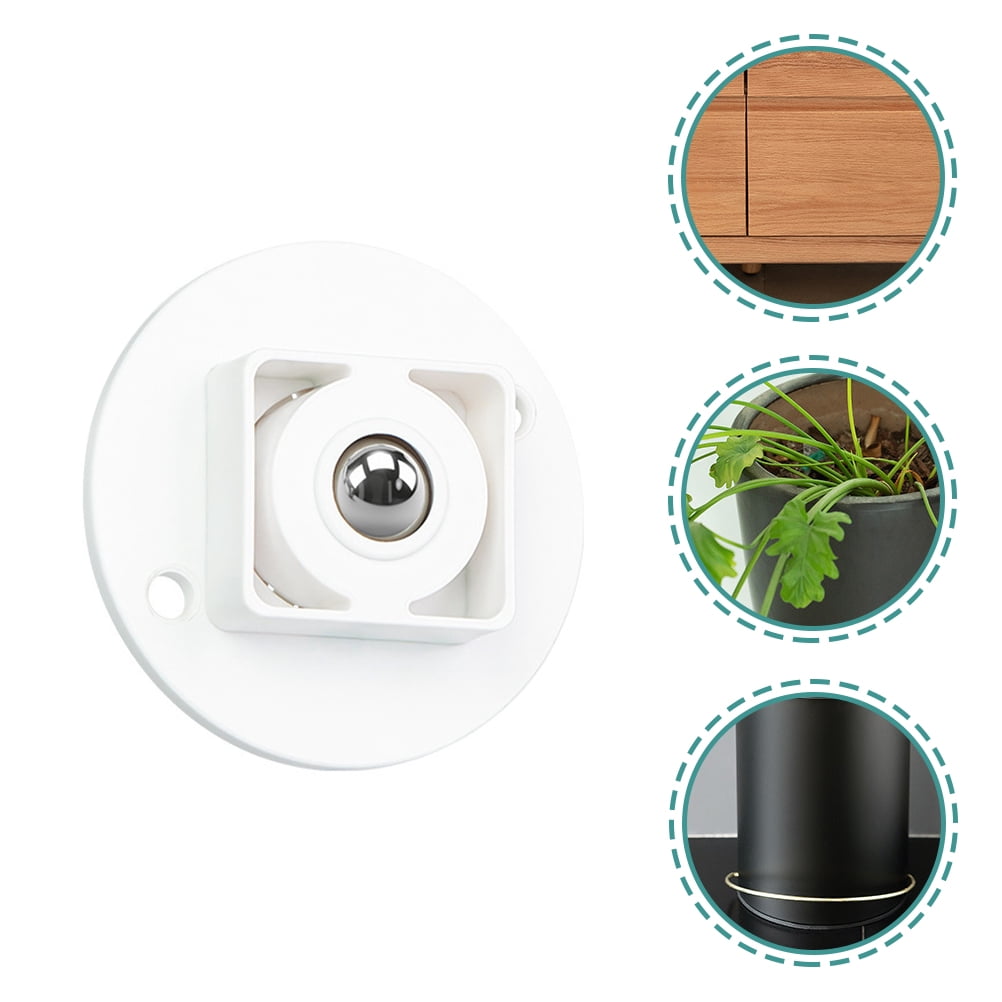 MLINS 20 Pcs Adhesive Caster Wheels Mini Swivel Wheels Universal Paste ...