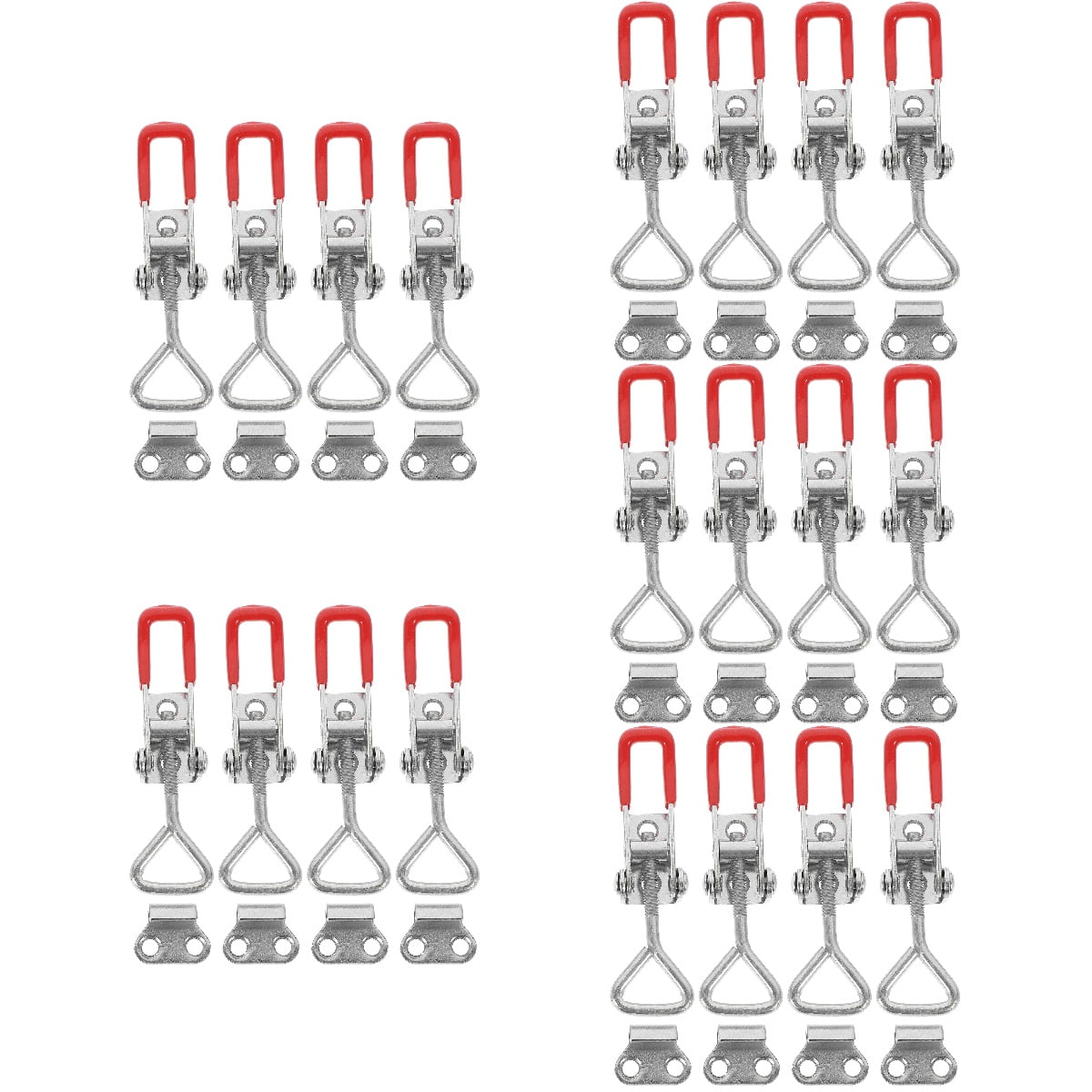 MLINS 20 Pcs Adjustable Toggle Clamp Toggle Latch Hasp Clamp Metal Draw ...