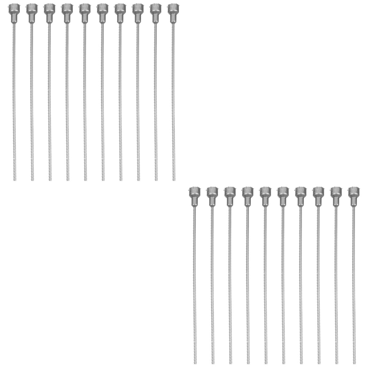 MLINS 20 Pcs Artificial Flower Stems Multi-use Floral Stems Extension ...