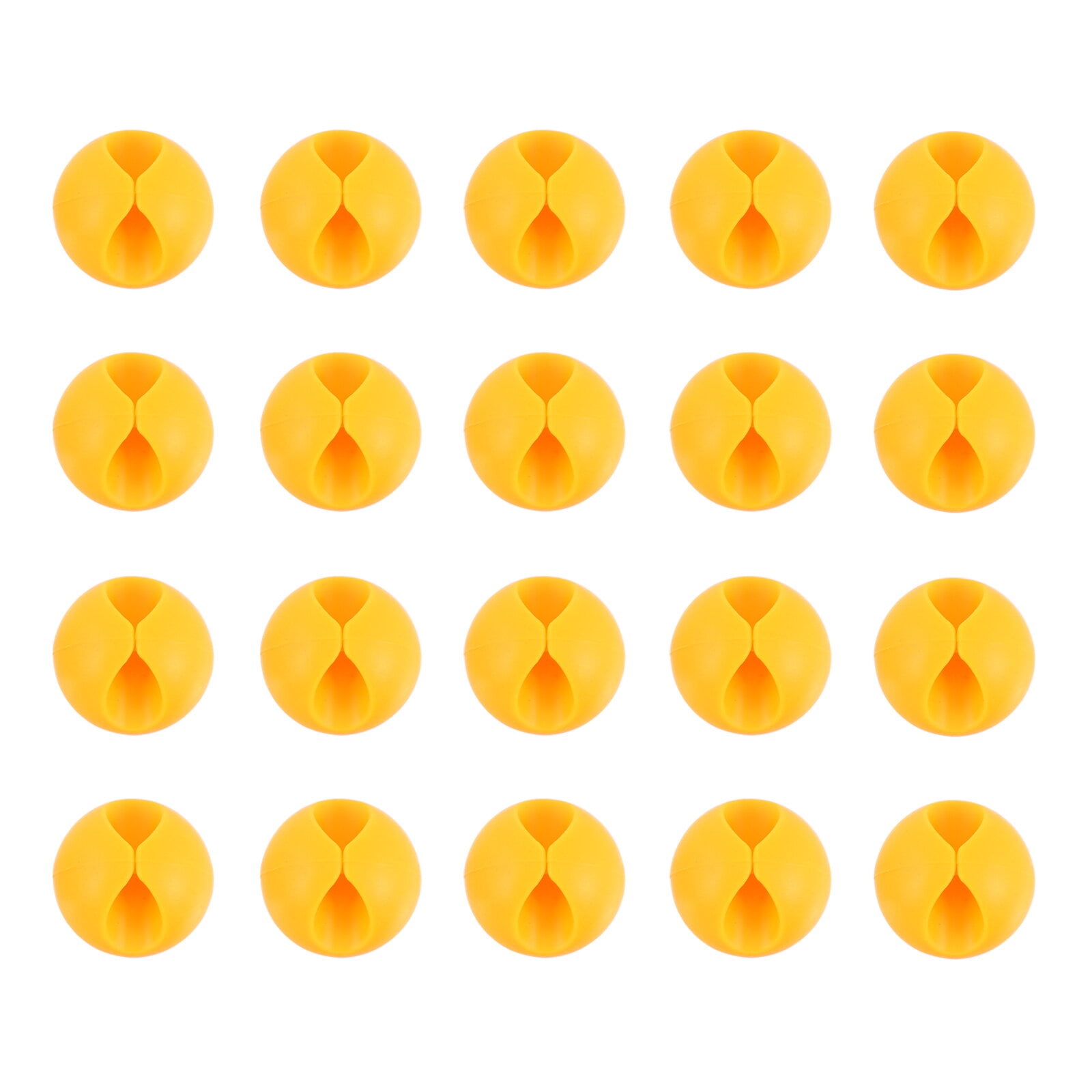 MLINS 20 Pcs Cable Holder Management Cord Wrapper for Appliances White ...