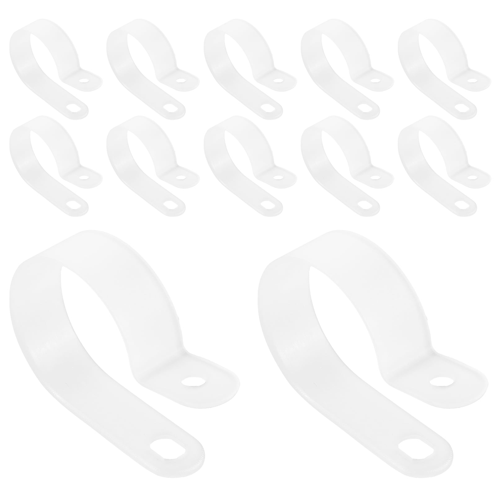 MLINS 20 Pcs Cable Wire Clips Nylon R-type Cord Organizer Shape Clamp ...