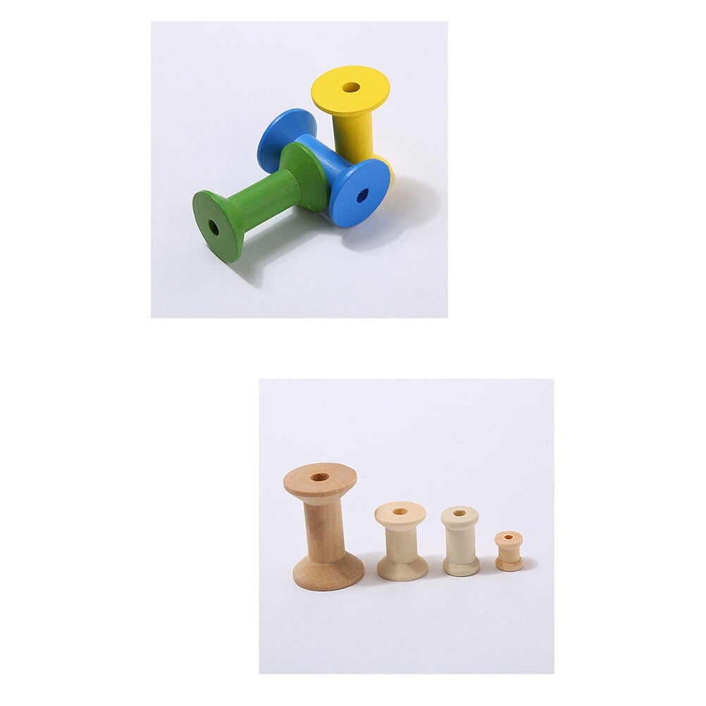 KONTONTY Colorful Bobbins for Sewing Use Assorted Color 20 Pcs ...