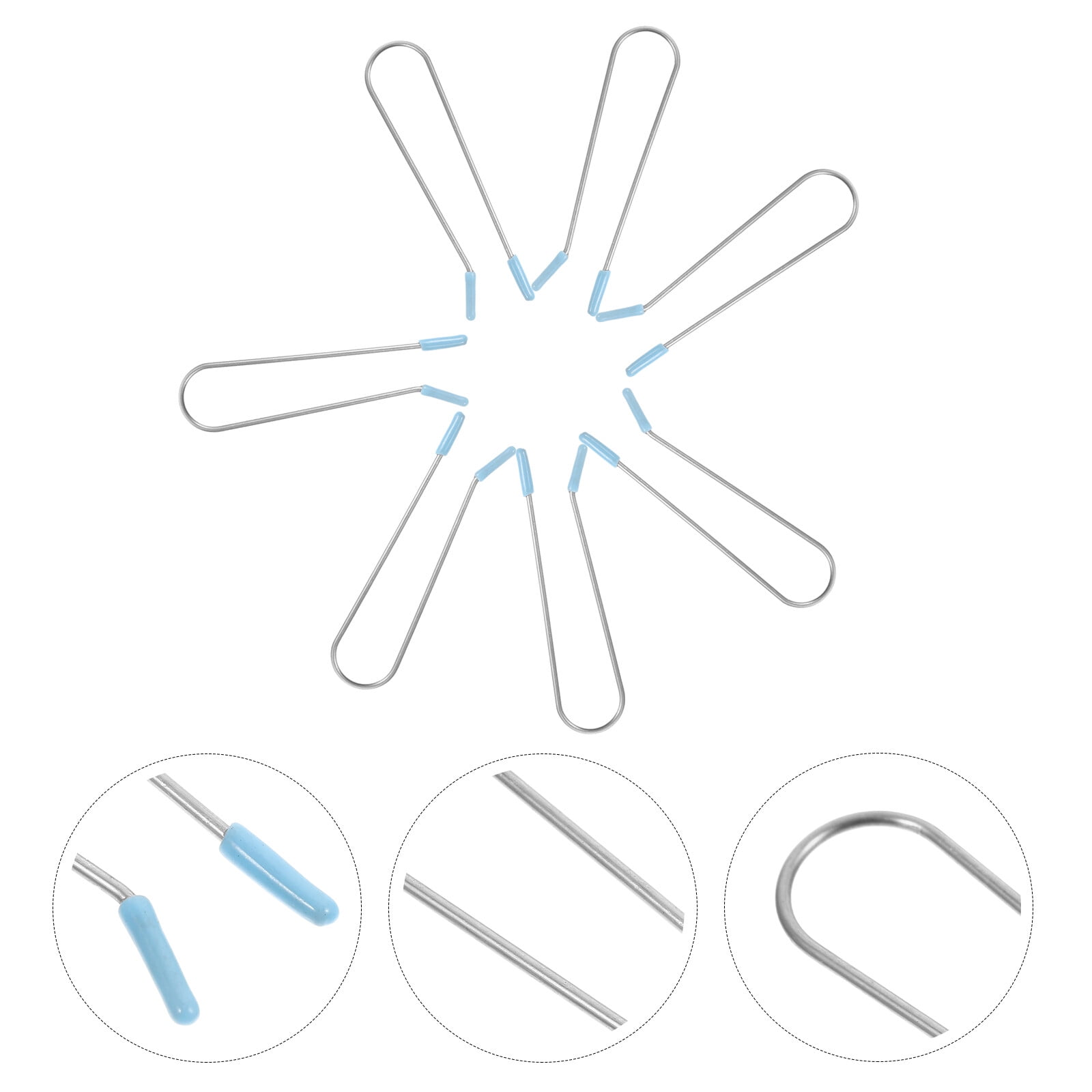 MLINS 20 Pcs Curling Pins Clips for Rollers Miss Man Sky-blue - Walmart.com
