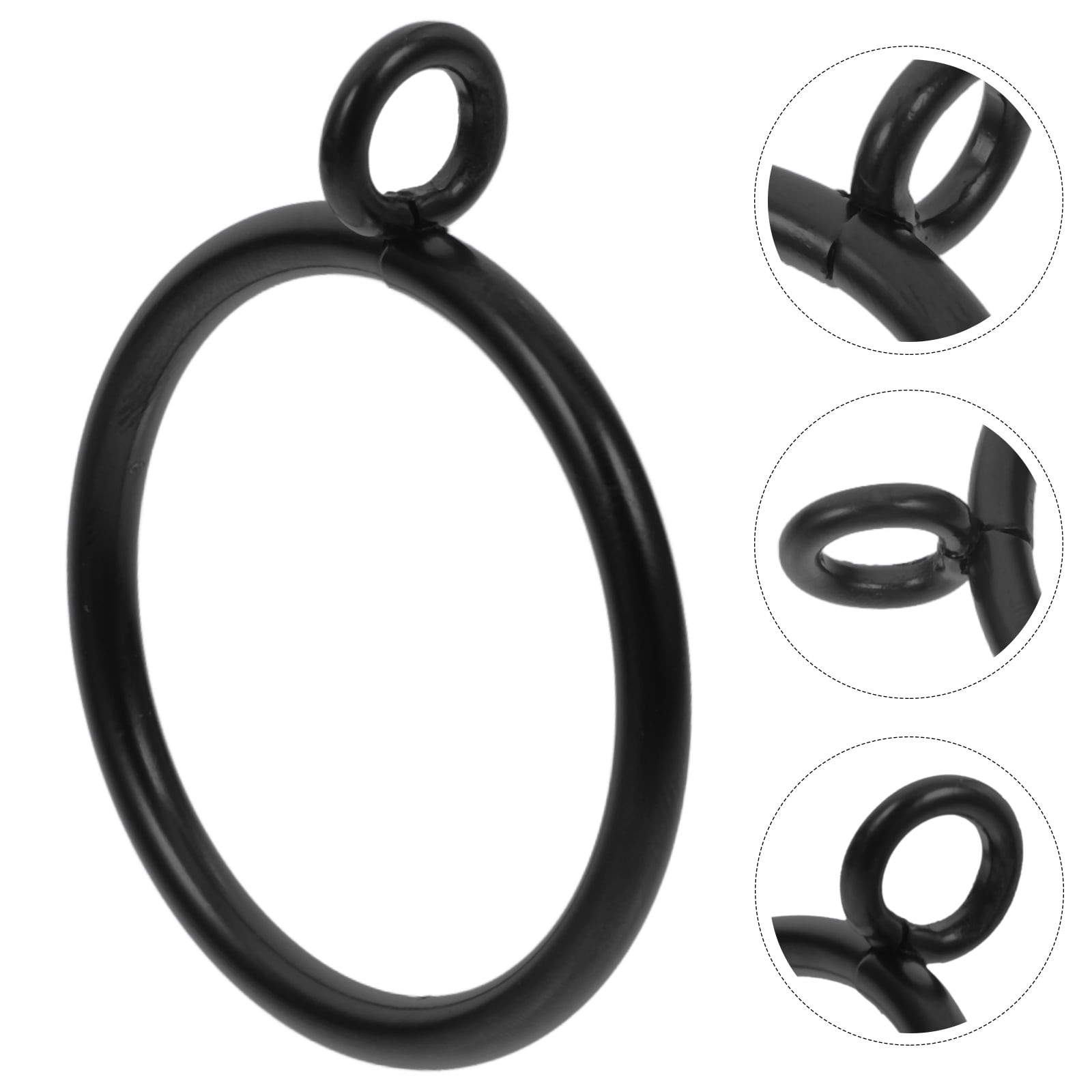 MLINS 20 Pcs Curtain Rings with Eyelet Apply Rod Eyelets - Walmart.com