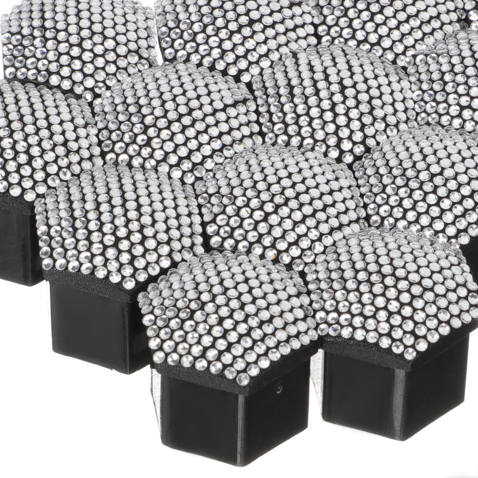 MLINS 20 Pcs Diamond-inlaid Hub Cap Accessories Nut Bling Miss Man ...