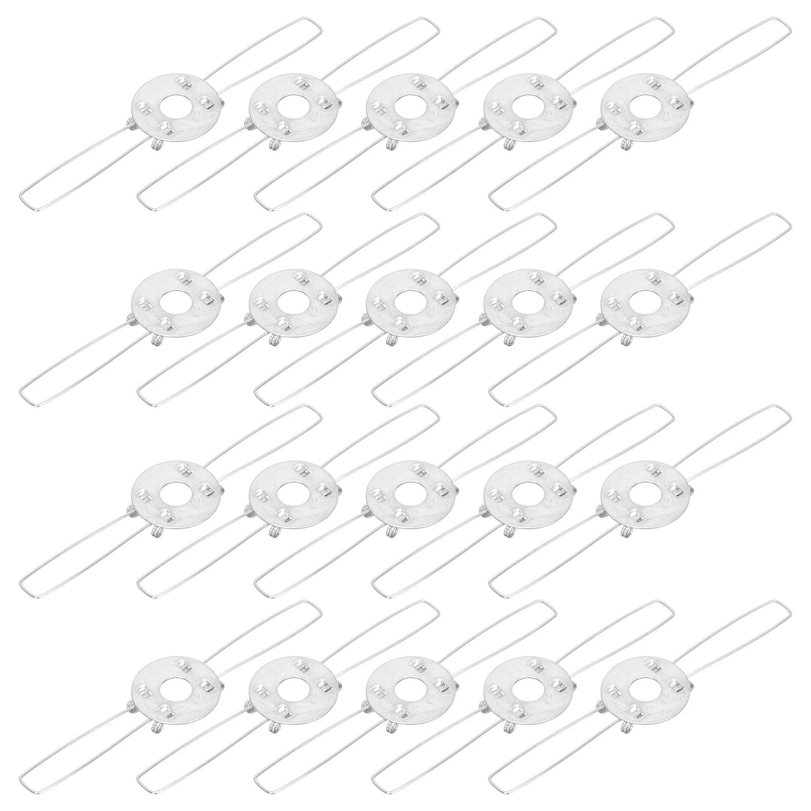 MLINS 20 Pcs Flush Mount Brackets Shade Spring Clip Lampshade Holder ...