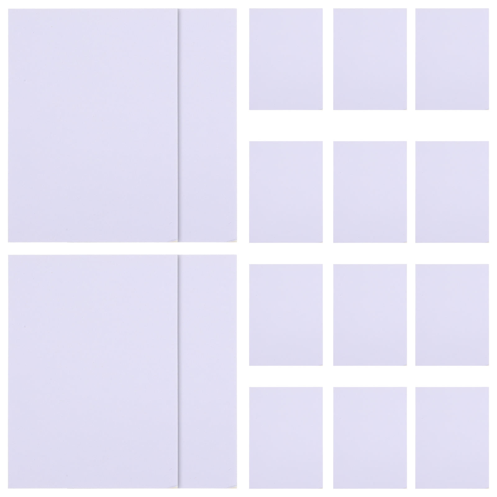 MLINS 20 Pcs Frame Mat Photo Frame Backing Board 17.6X12.5cm White ...
