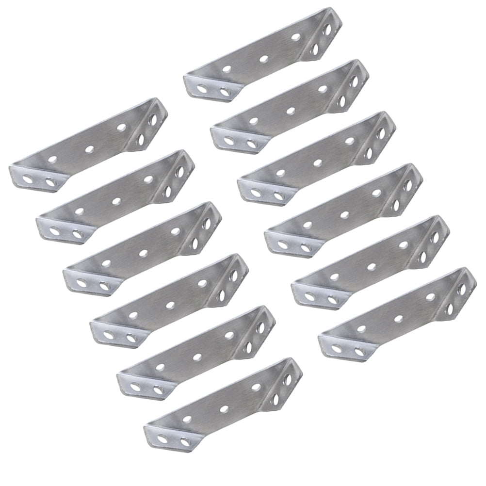 MLINS 20 Pcs Furniture Angled Right Angle Bracket 6.90X2.00X1.20CM ...
