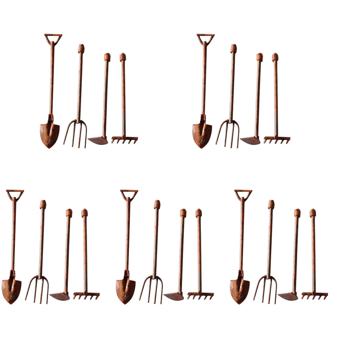 MLINS 20 Pcs Gardening Tool Miniature Miniature Tool Miniature Tool ...