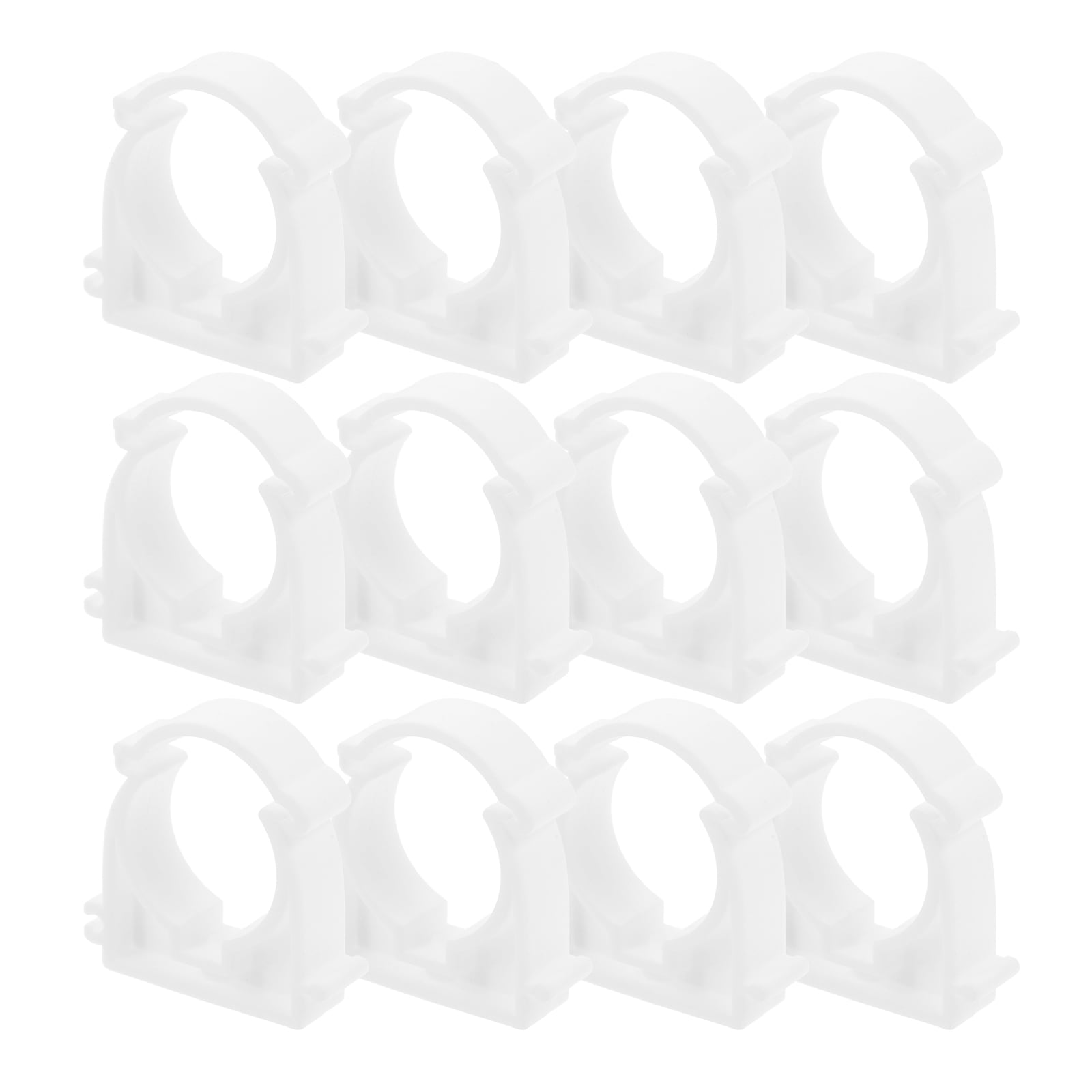 MLINS 20 Pcs Hose Clamps Small-duty Walls Hook M10 End Cap Hooks White ...