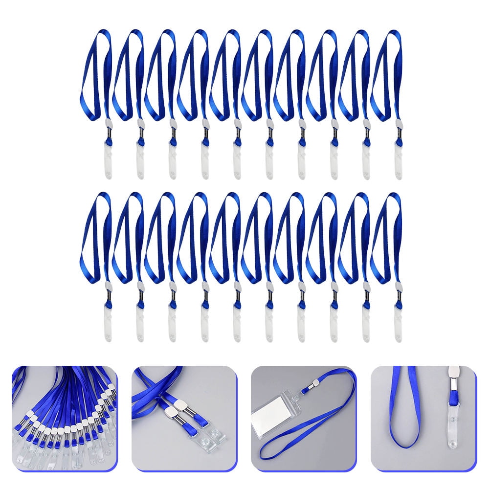 MLINS 20 Pcs Id Cards Hanging Lanyards Office Tag Flexible - Walmart.com