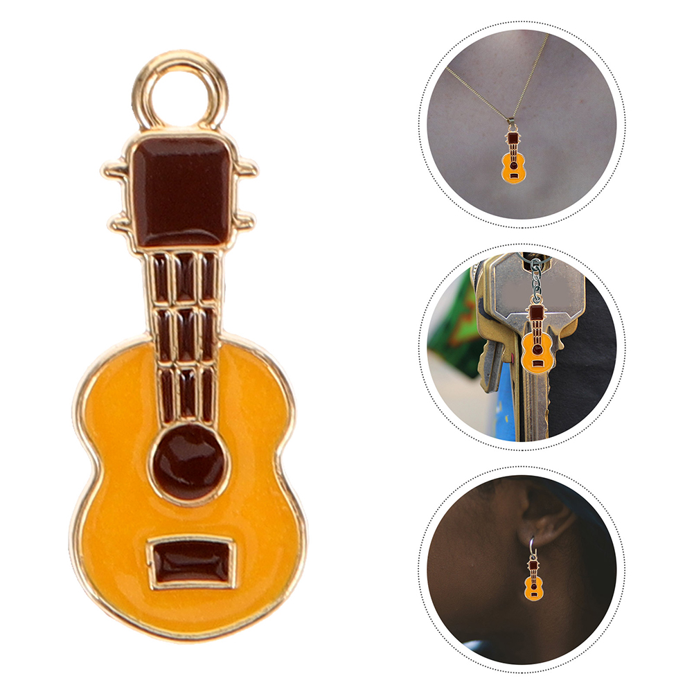 MLINS 20 Pcs Instrument Necklace Charm Guitars Instruments Jewelry ...