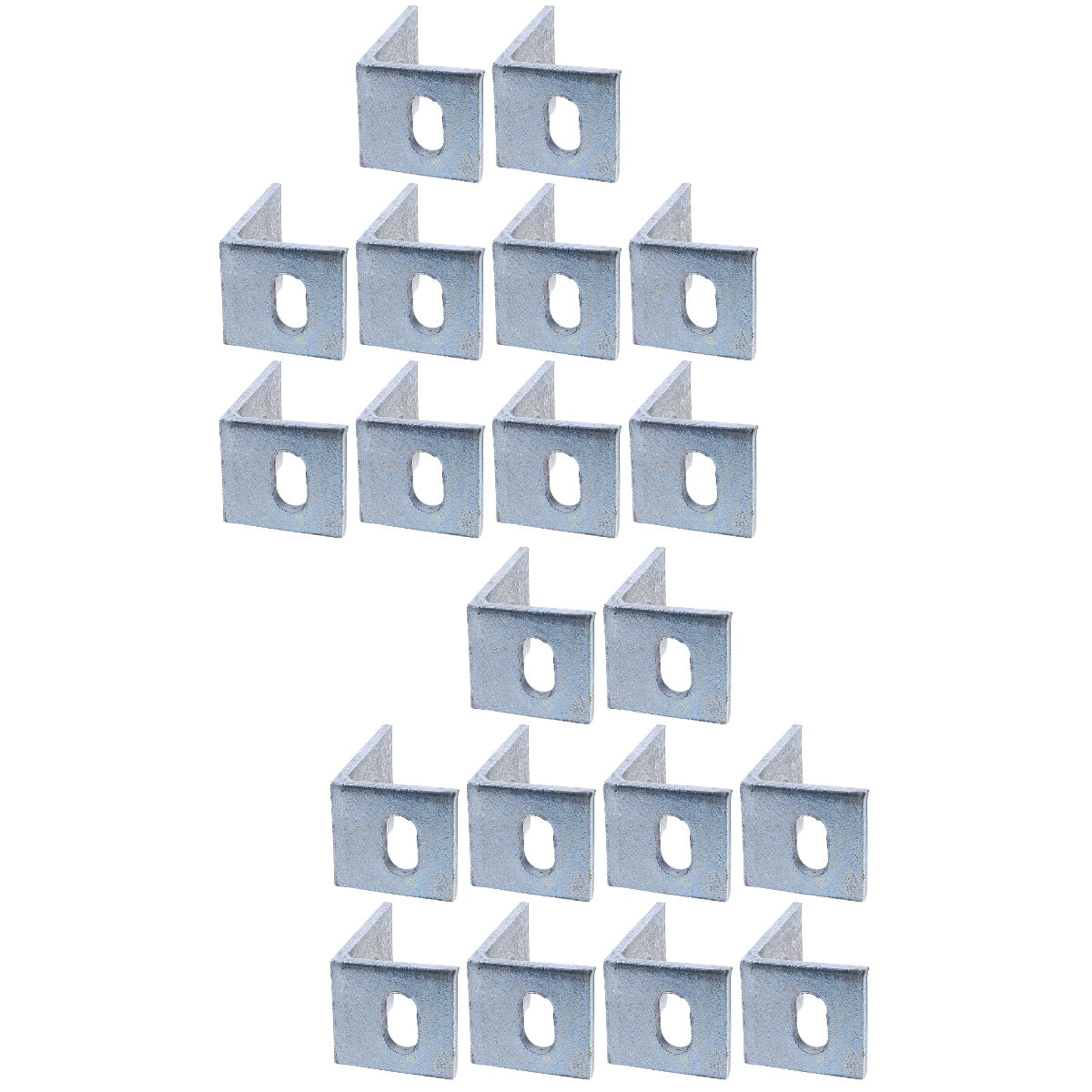 MLINS 20 Pcs L Bracket Corner Braces 90 Degree Right Angle Brackets ...
