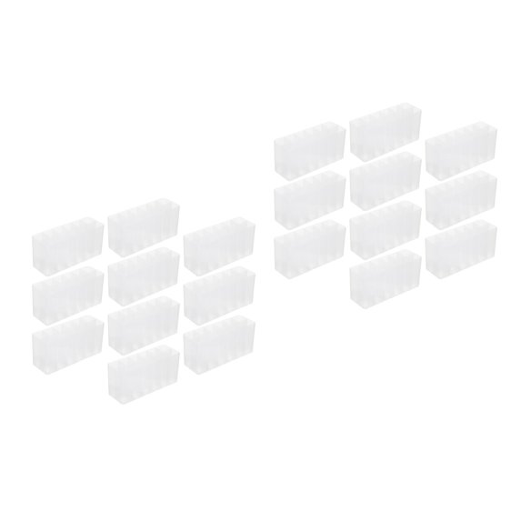 MLINS 20 Pcs Mark Pen Holders Soild Color Pen Boxes Office Stationery ...