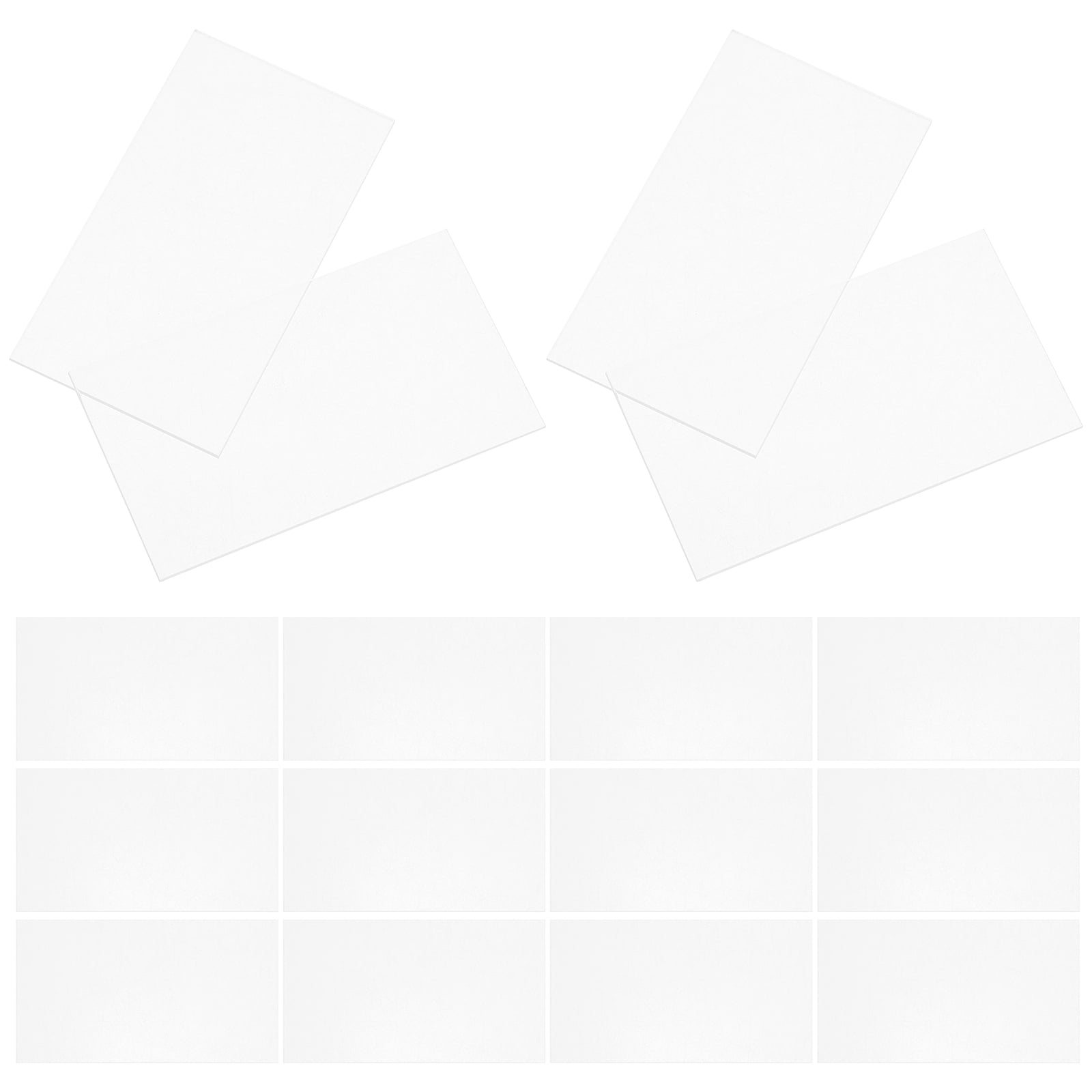 MLINS 20 Pcs Name Plate Transparent Acrylic Wedding Guest Cards ...