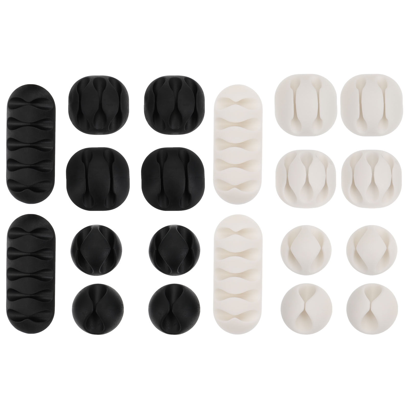 MLINS 20 Pcs Organize 7-Bit Hub Cable Fixer Adhesive Holders - Walmart.com