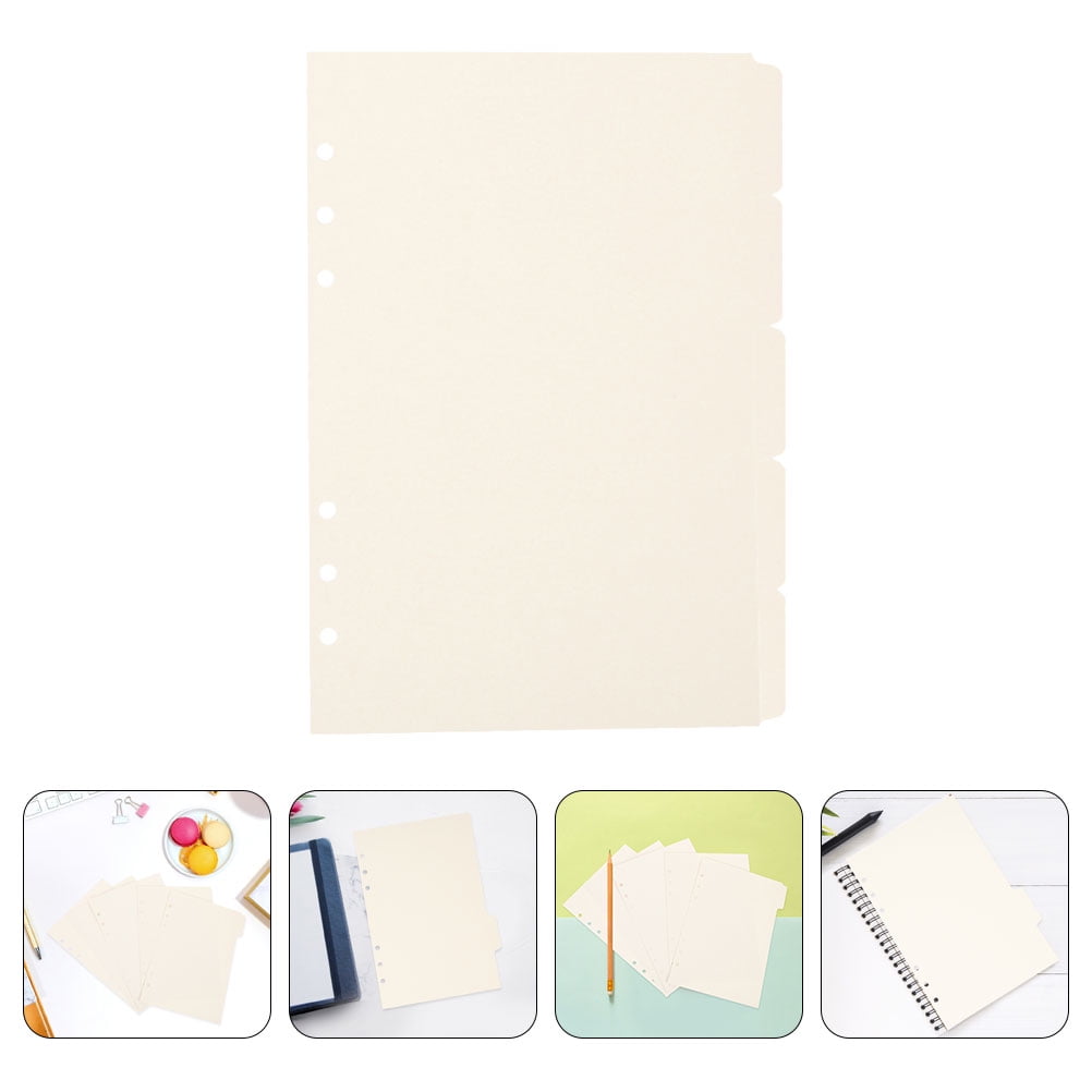MLINS 20 Pcs Page Dividers with Tabs Binders Index Separator - Walmart.com