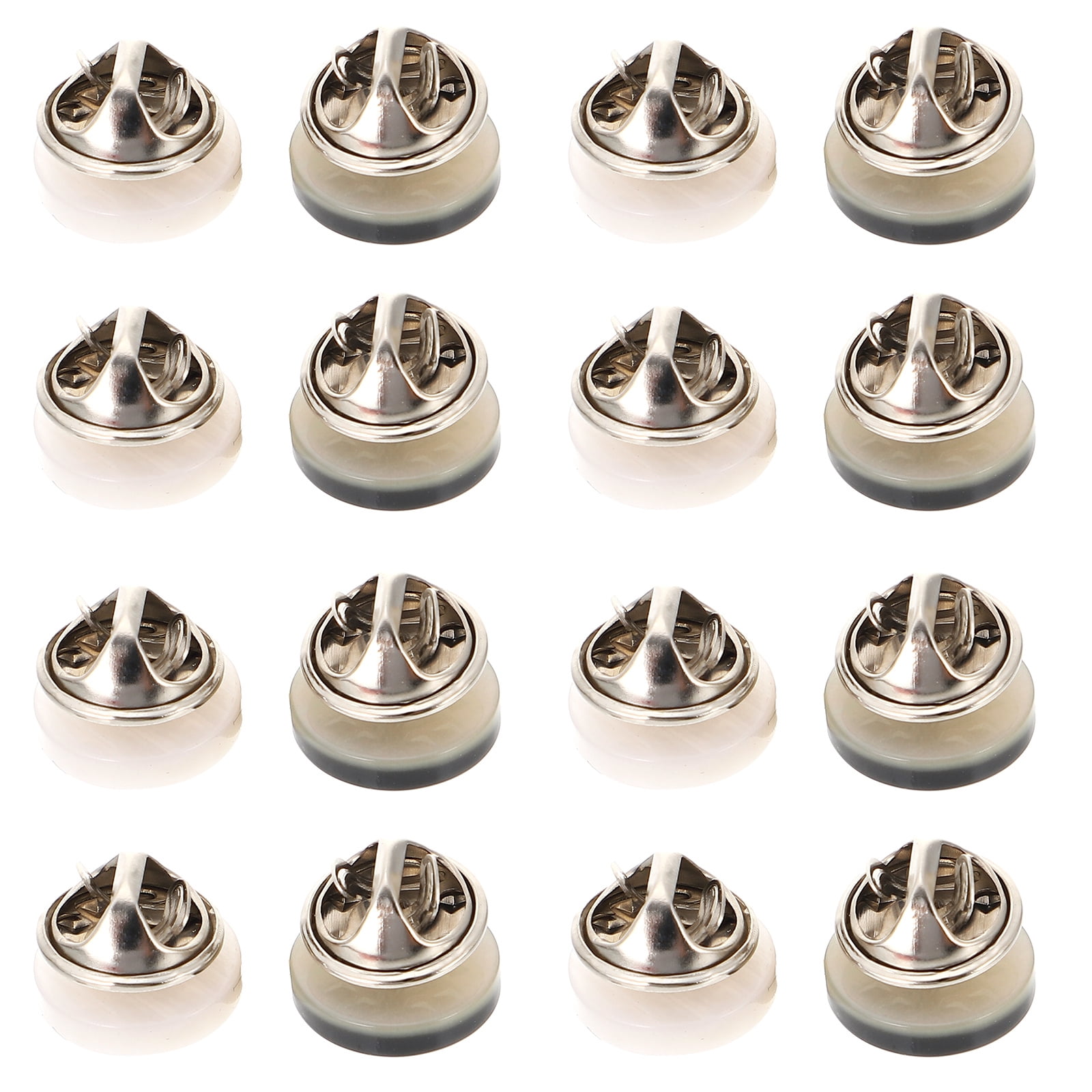 MLINS 20 Pcs Pin Holder for Badge Anti-light Button Buttons Collar Snap ...