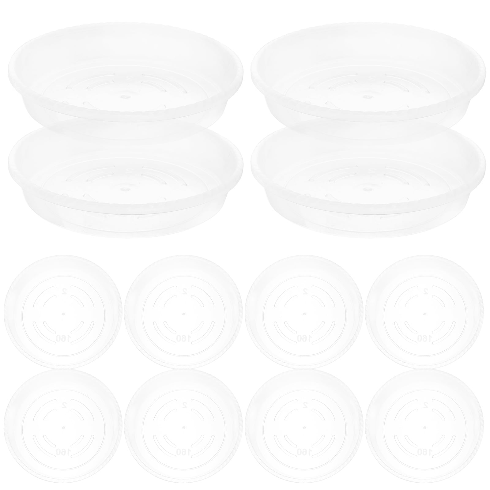 MLINS 20 Pcs Plant Pot Trays Circular Pots for Plants Flower - Walmart.com