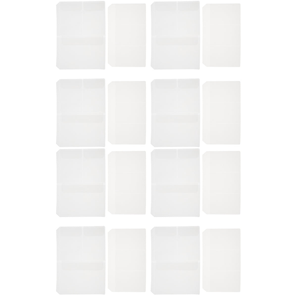 MLINS 20 Pcs Practical A5 Zipper Style EVA Loose-leaf Book Calling-card ...