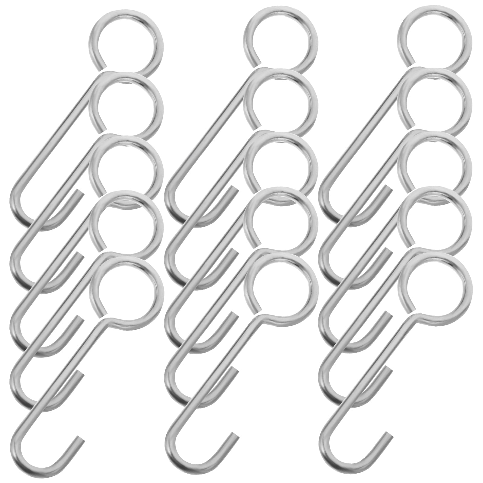 MLINS 20 Pcs S Hooks for Hanging Ceiling Hooks Floor Drain Handle Hook ...