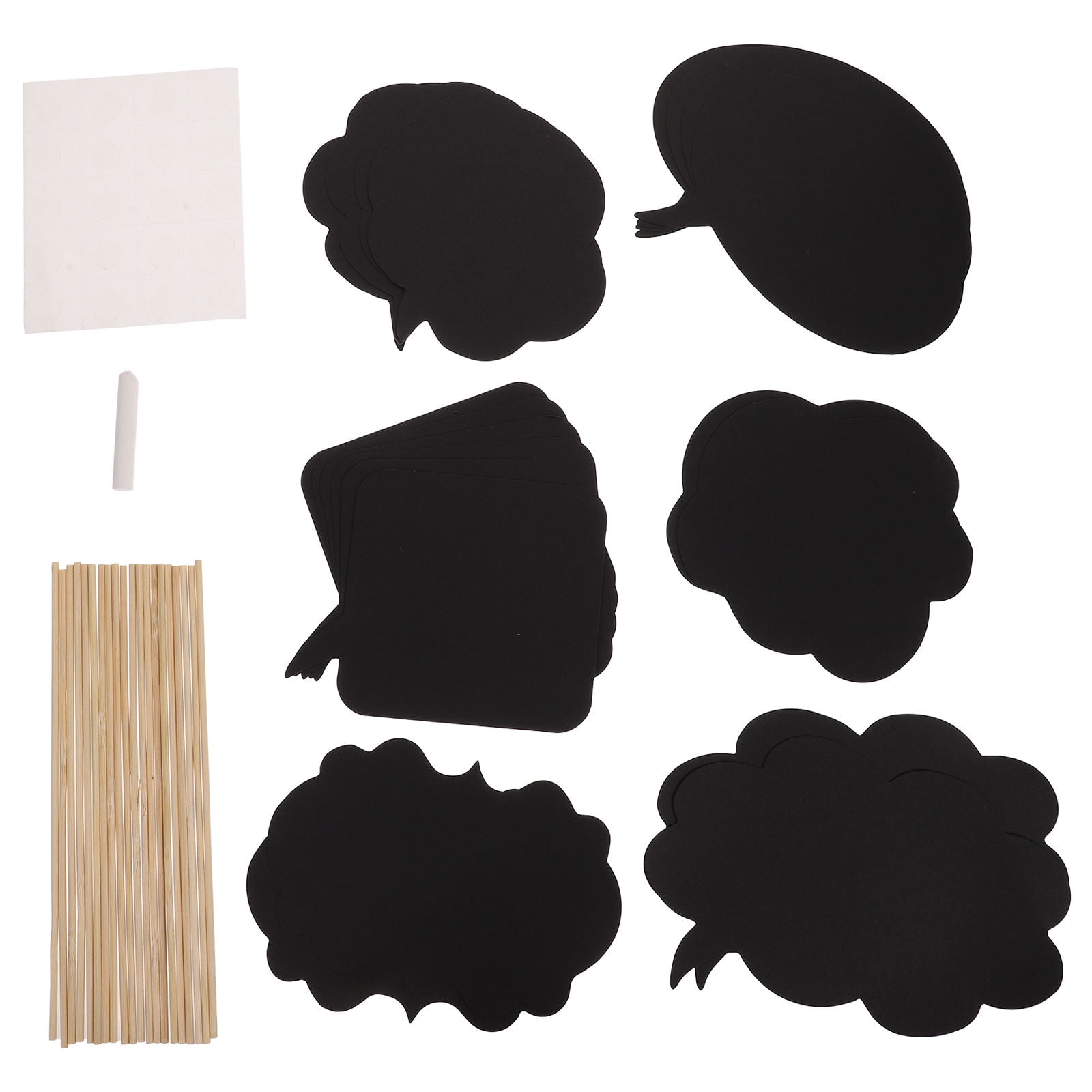 MLINS 20 Pcs Small Blackboard Chalk Props Selfie Birthday Decorations ...
