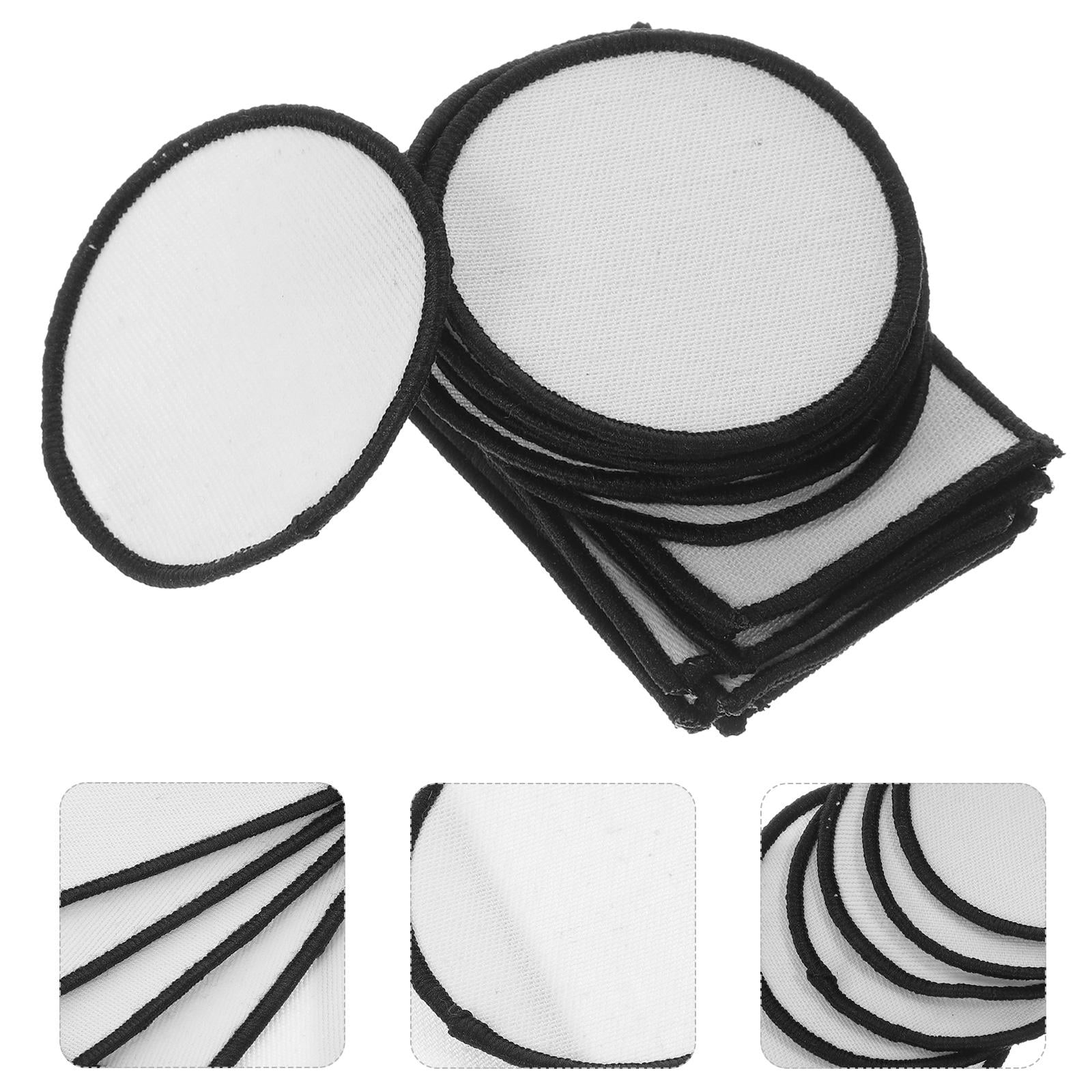 Milisten DIY Blank Patches Polyester 20Pcs 3.1X2.0In - Walmart.com
