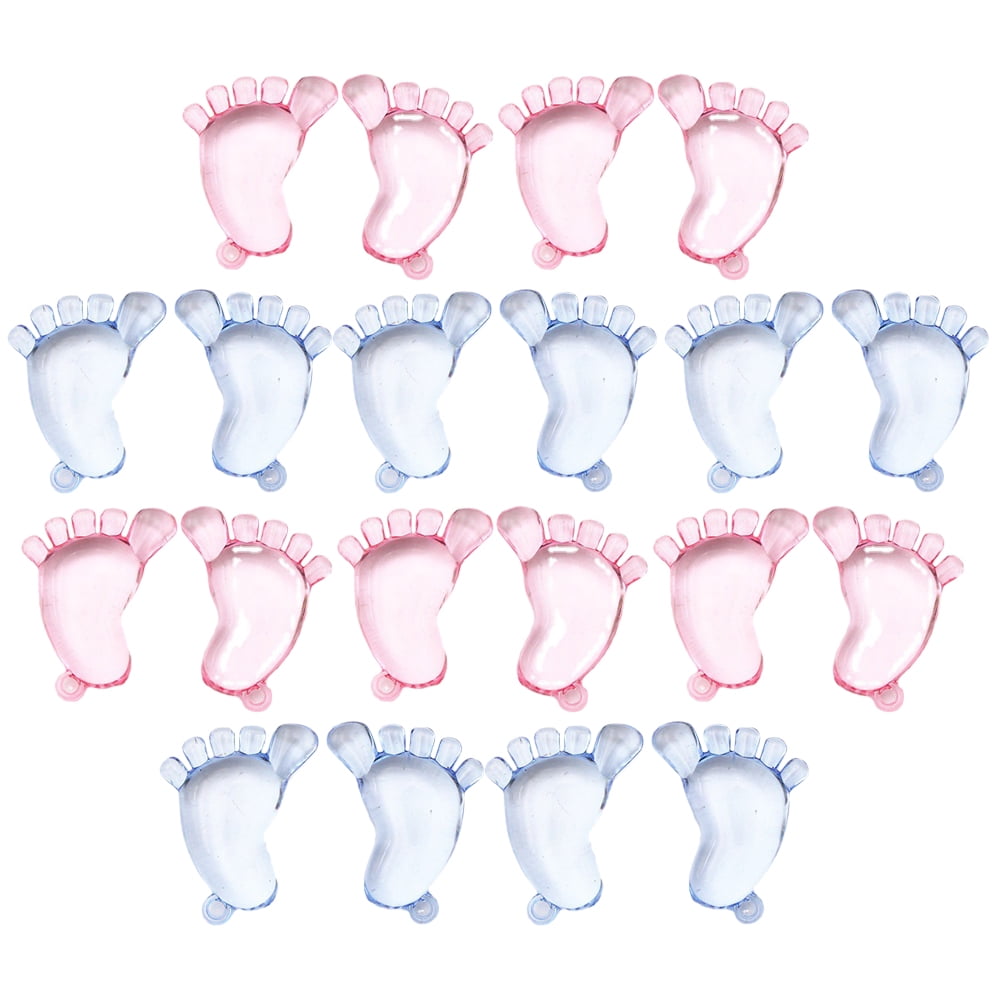 MLINS 20 Pcs Transparent Feet Adornment Party Mini Foot Decor Baby ...