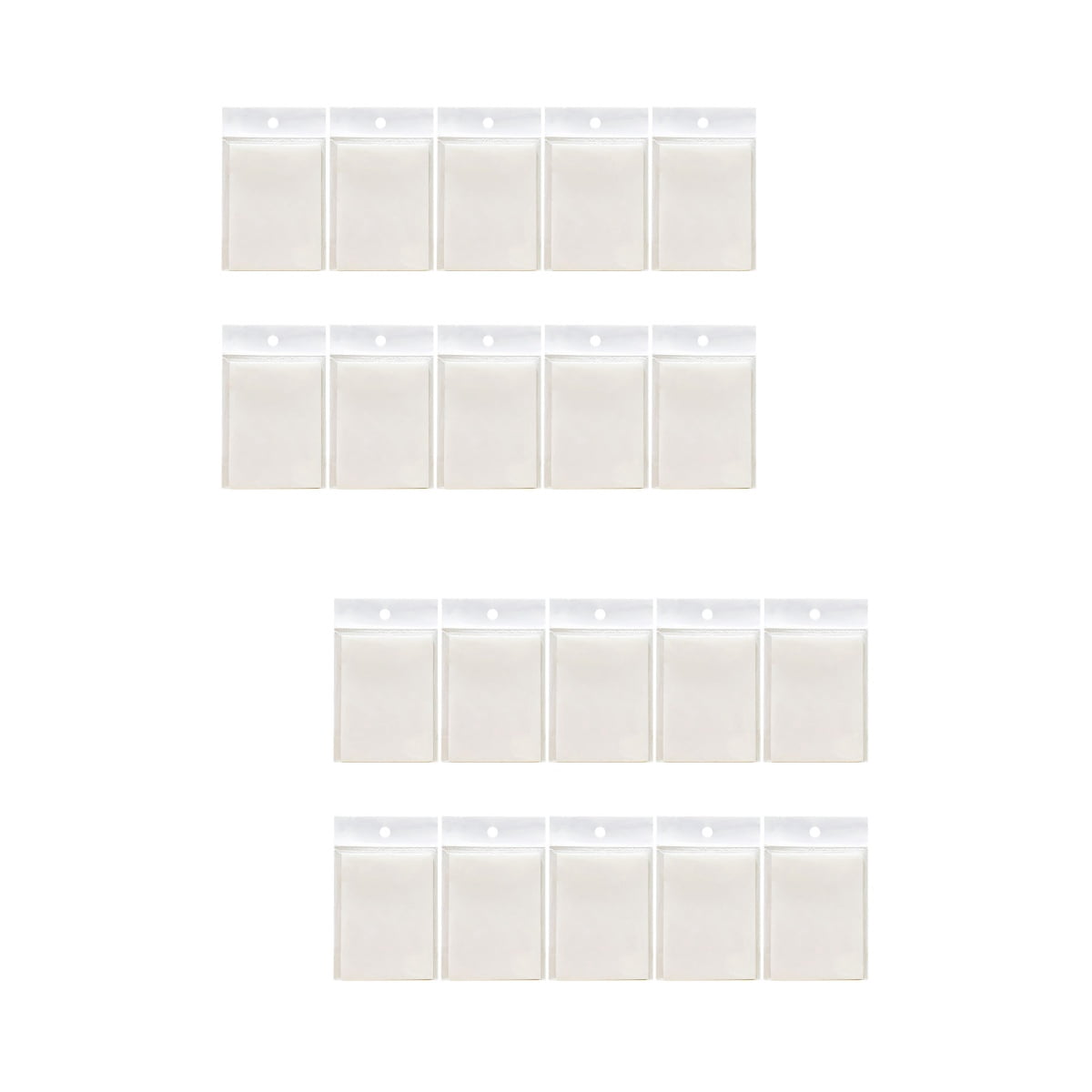 MLINS 20 Pcs Transparent Memo Sticker Clear Memo Stickers Writing Memo ...