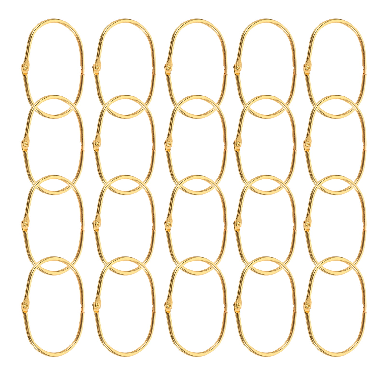 MLINS 20 Pcs Velvet Hangers Expandable Curtain Rod Open Shower Hook ...