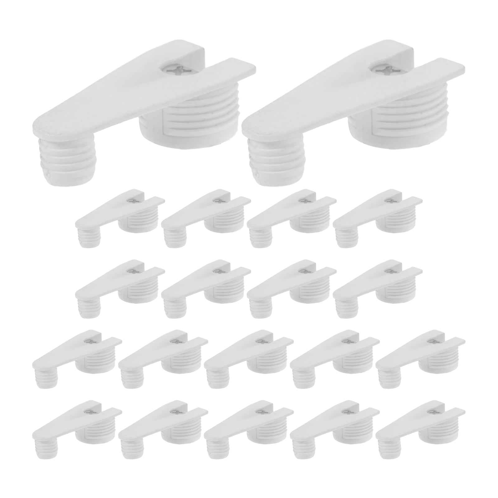 MLINS 20 Pcs Wardrobe Shelf Shelves Brackets Floating Risers Cabinet ...