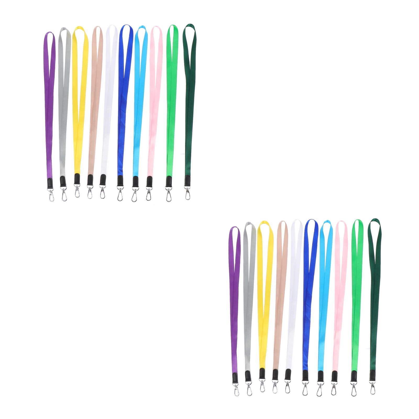 MLINS 20 Pcs Work Cards Hanging Ropes ID Cards Lanyard Straps ID Cards ...