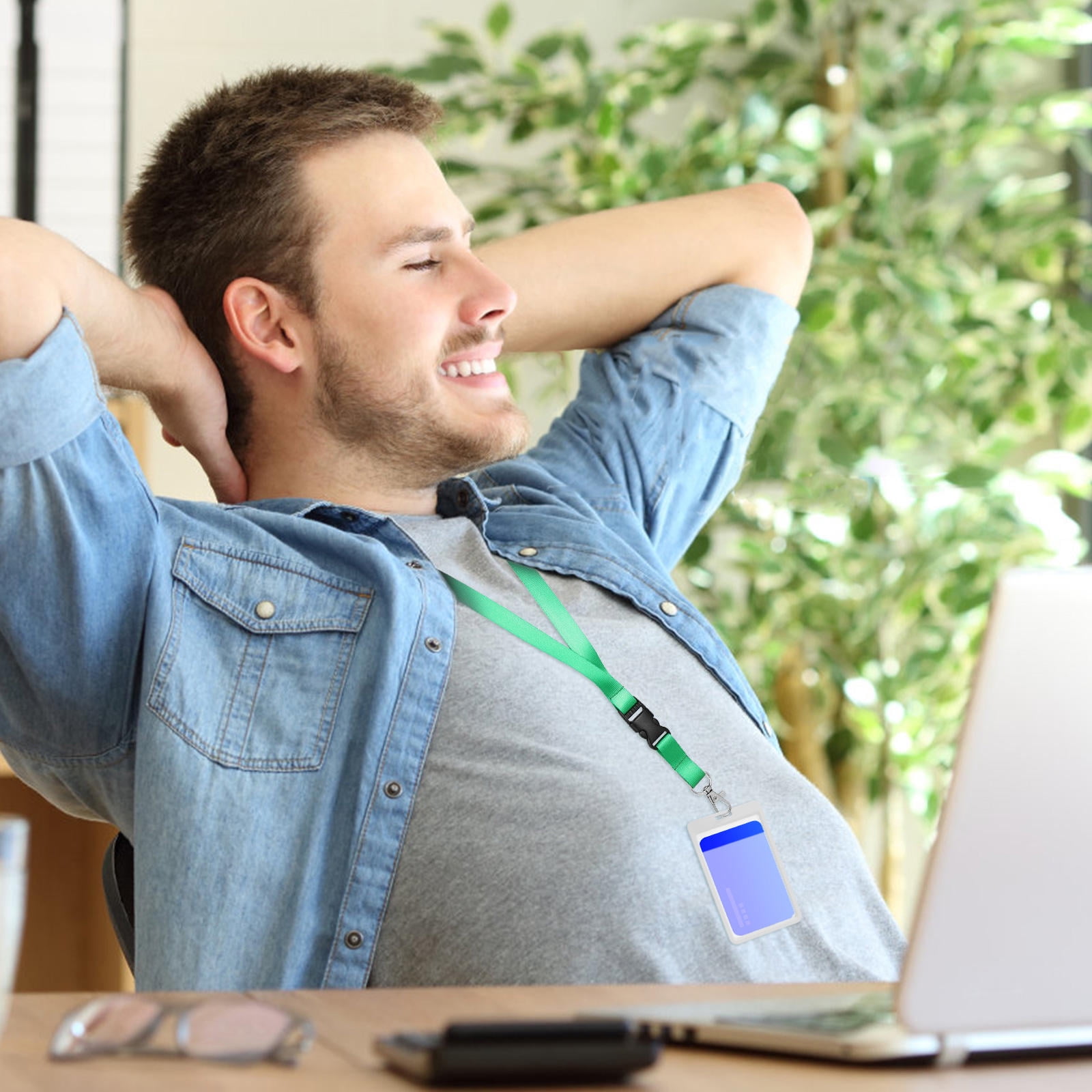 MLINS 20 Pcs Work Lanyard Work Badge Lanyard Man 53.50X1.50X0.10CM ...