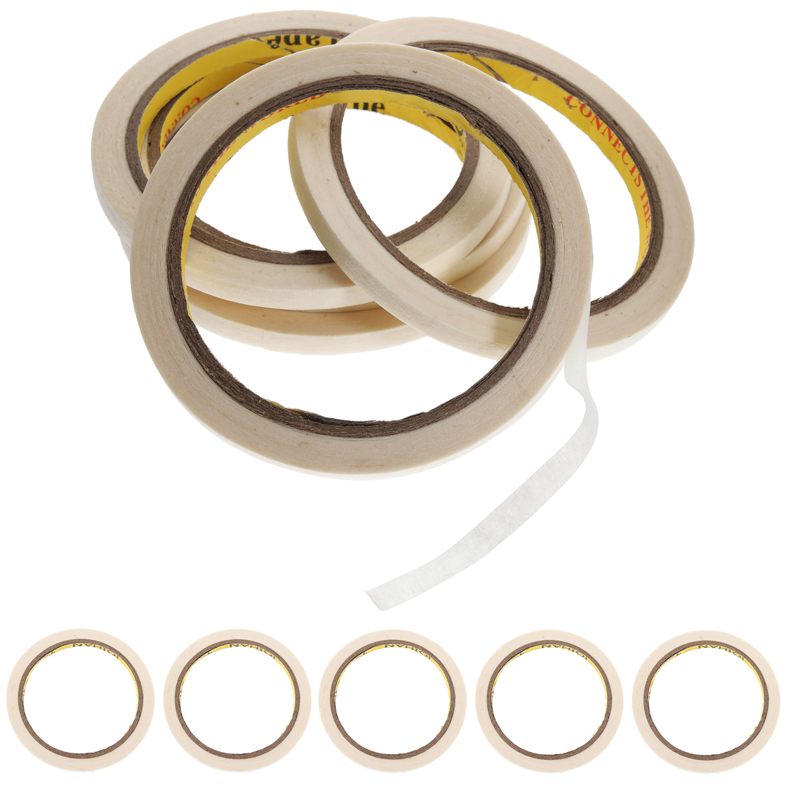 MLINS 20 Rolls Tape for Painting Crepe Paper Universal Masking Color ...