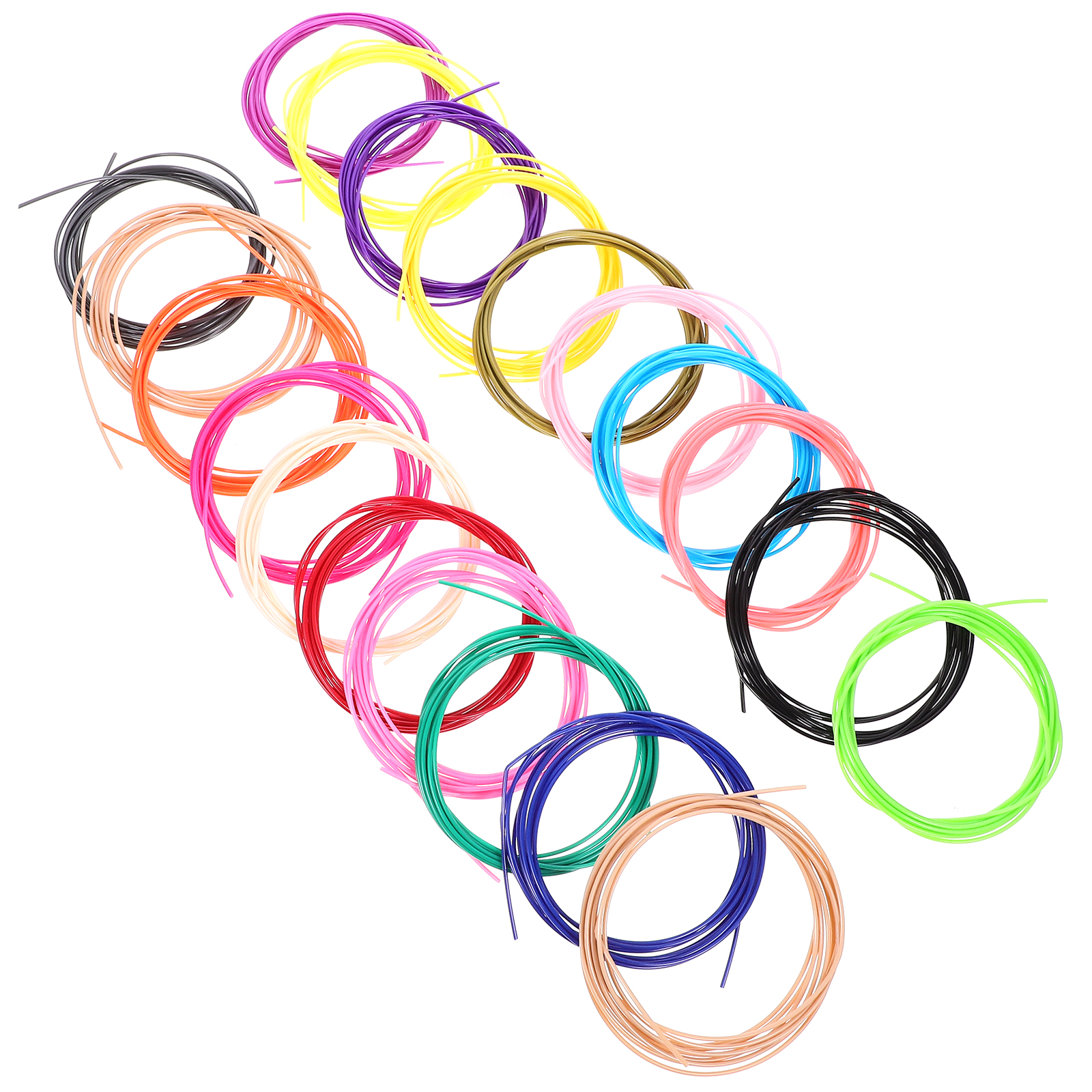 MLINS 20 Rolls of Printer Replacement 3D Pen Filament Refill Printer ...