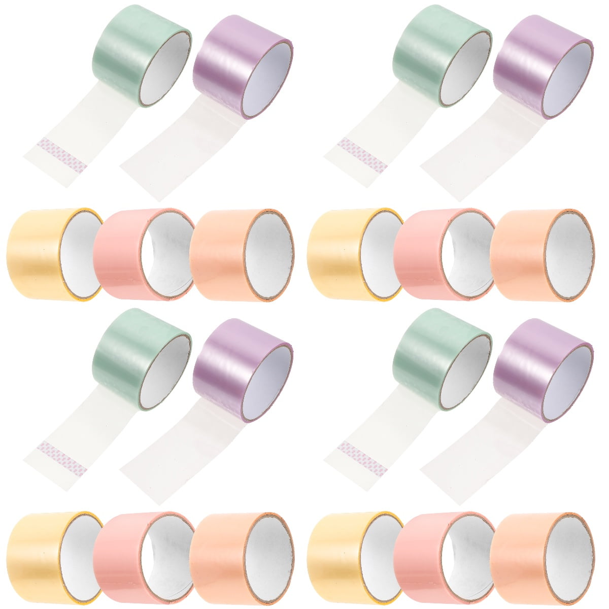 MLINS 20 Rolls of Sticky Ball Tape Material Adhesive Craft Rolling Tape ...