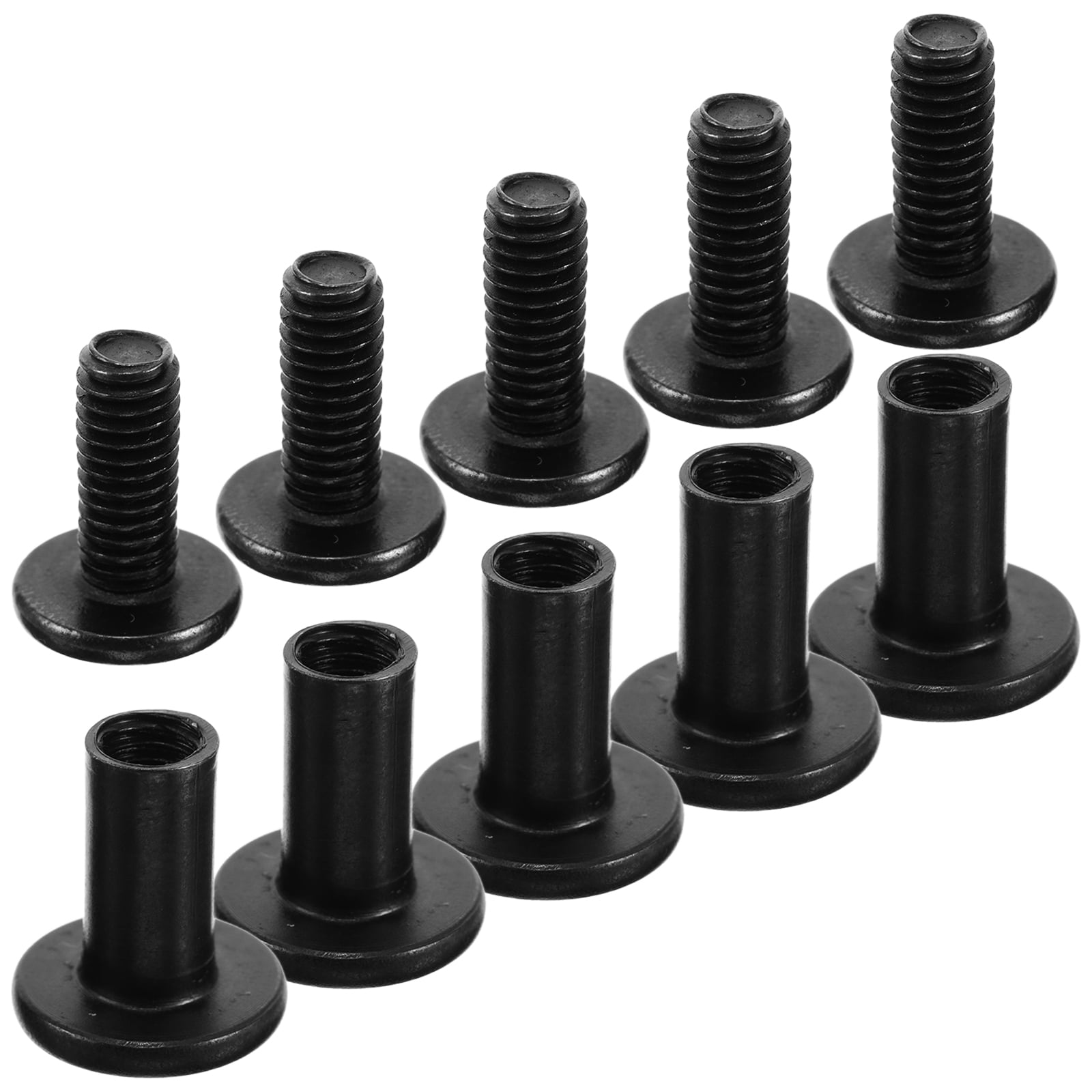 MLINS 20 Set Adjustable Baffle Hole-free Door Handle Screw Nut Clamp ...