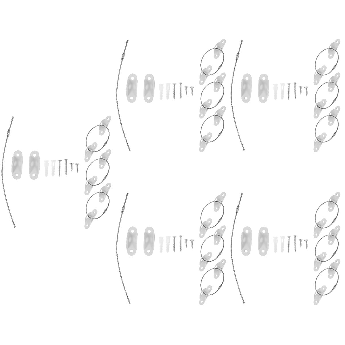 MLINS 20 Sets Furniture Wall Anchors Furniture Straps Bookcase Cabinet ...