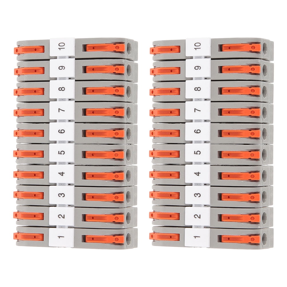 MLINS 20 Sets Wire Connector Lever Connector Wire Splitter Quick ...