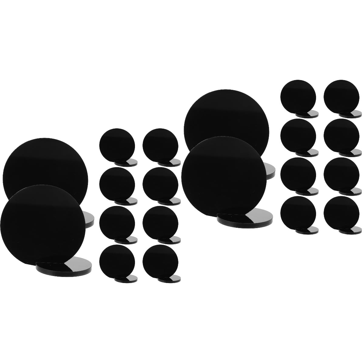 MLINS 20 Sets of Acrylic Tabletop Blank Sign Restaurant Number Seating ...