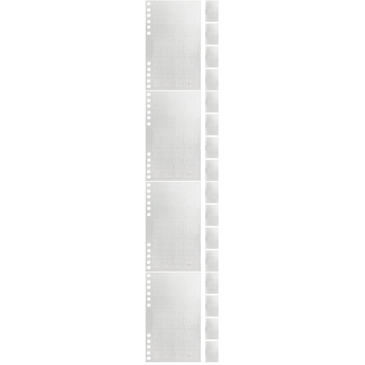 MLINS 20 Sheets of Binder Page Markers Writable Index Tabs Sticky Index ...