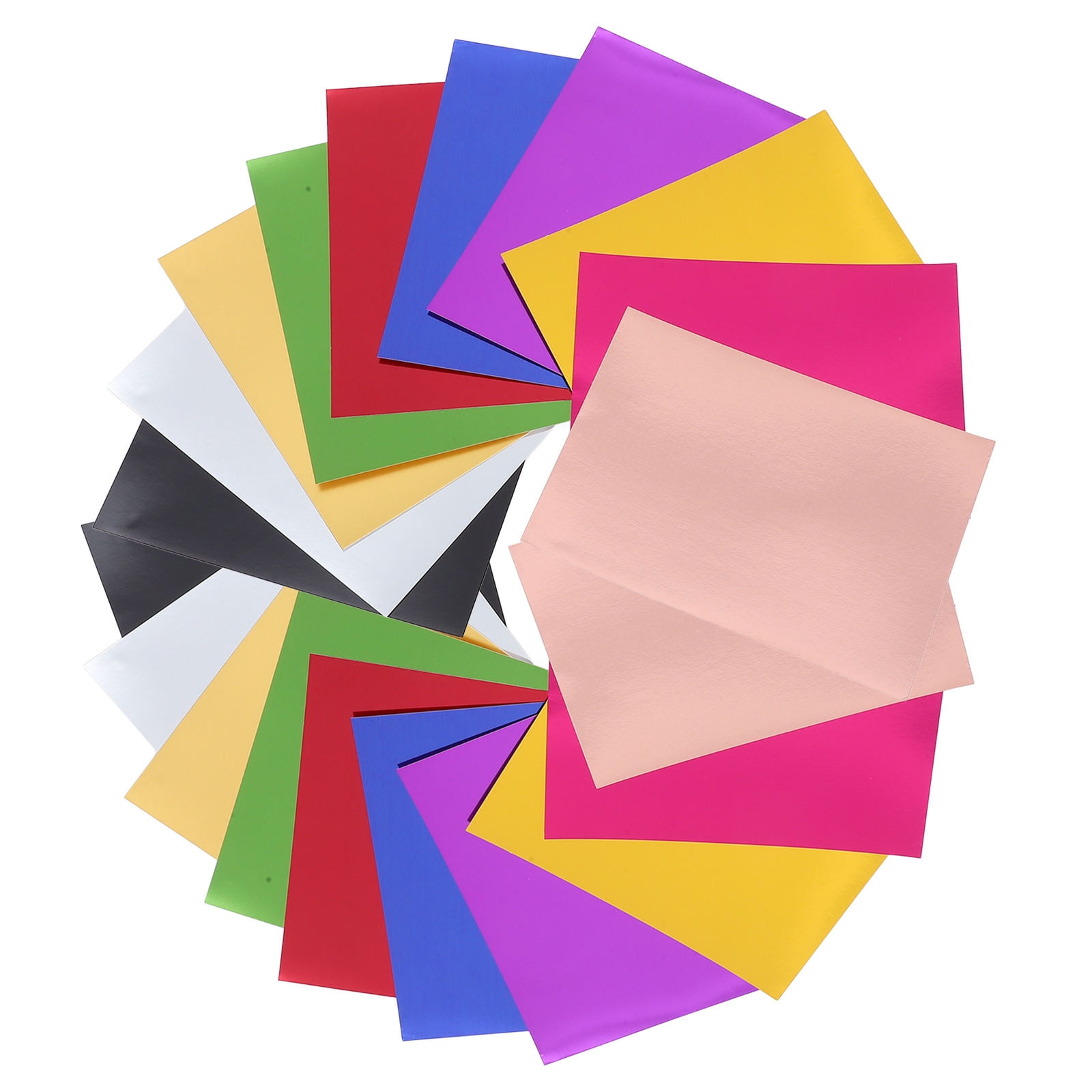 MLINS 20 Sheets of Metallic Paper Sheets Mirror Shimmering Paper A4 Cardstock Foil Sheets DIY ...