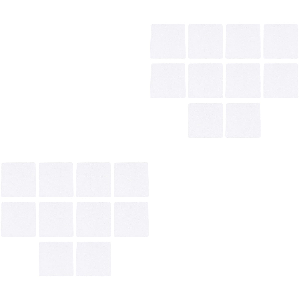 MLINS 20 pcs 10x10cm Square Stickers PEVA Bathtub Stickers Prevention ...